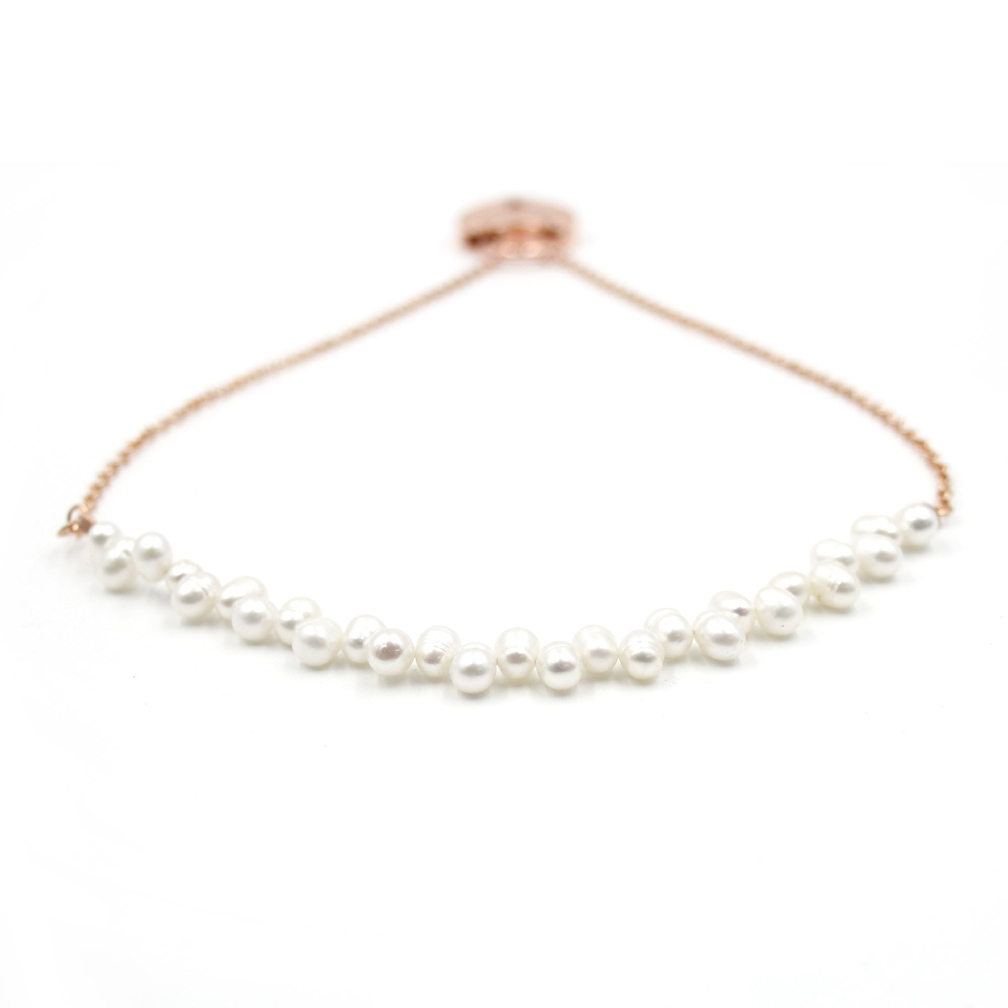 Freshwater Pearl Strand Day Collar - Discreet BDSM Day Collar – Restrained Grace