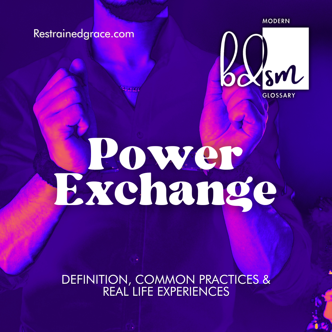 What is Power Exchange? - Restrained Grace's Modern BDSM Glossary