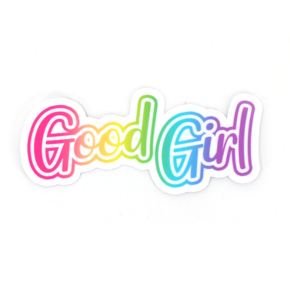 Frankly 90's Good Girl - Vinyl Sticker – Restrained Grace