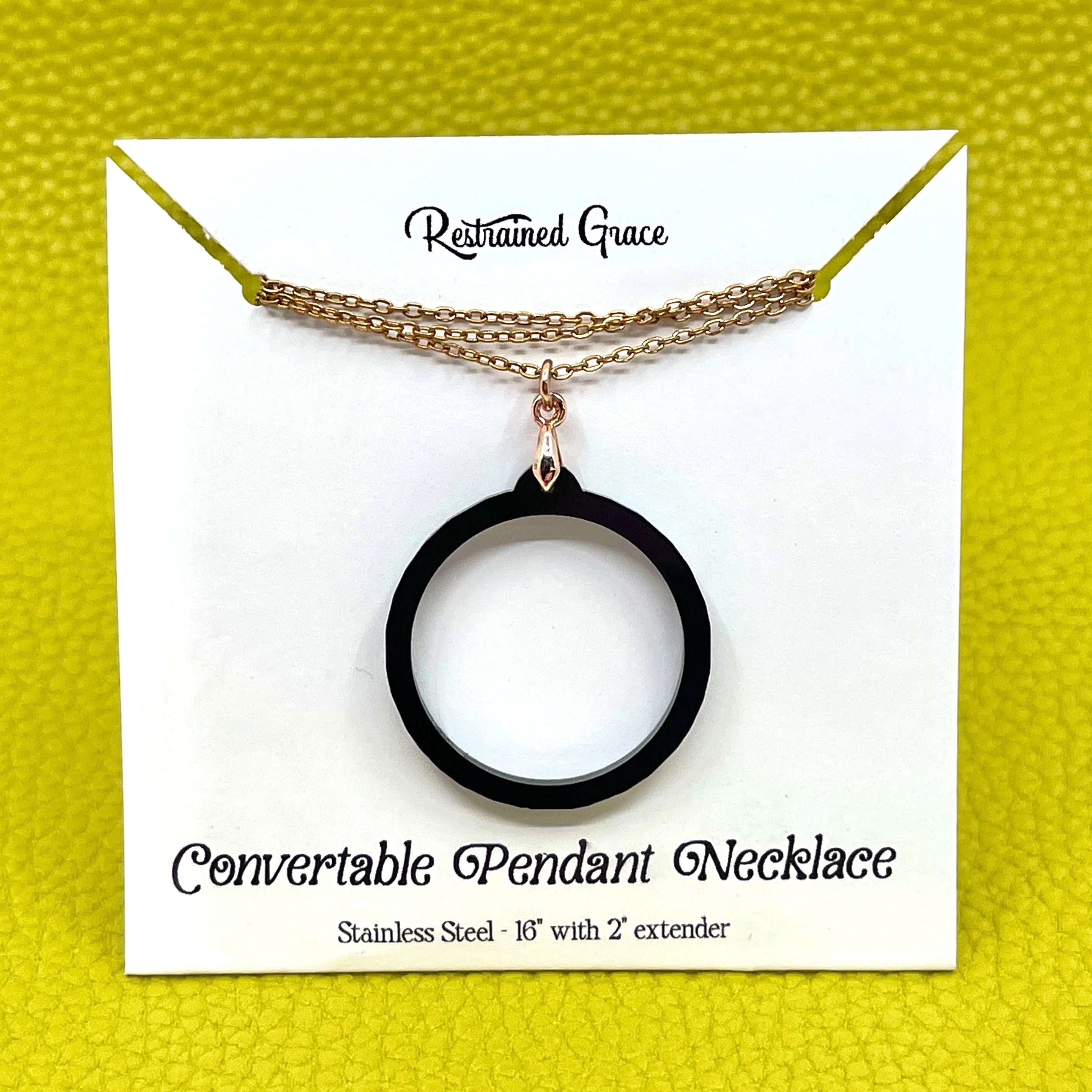 Design Your Own Convertible Pendant Necklace – Restrained Grace