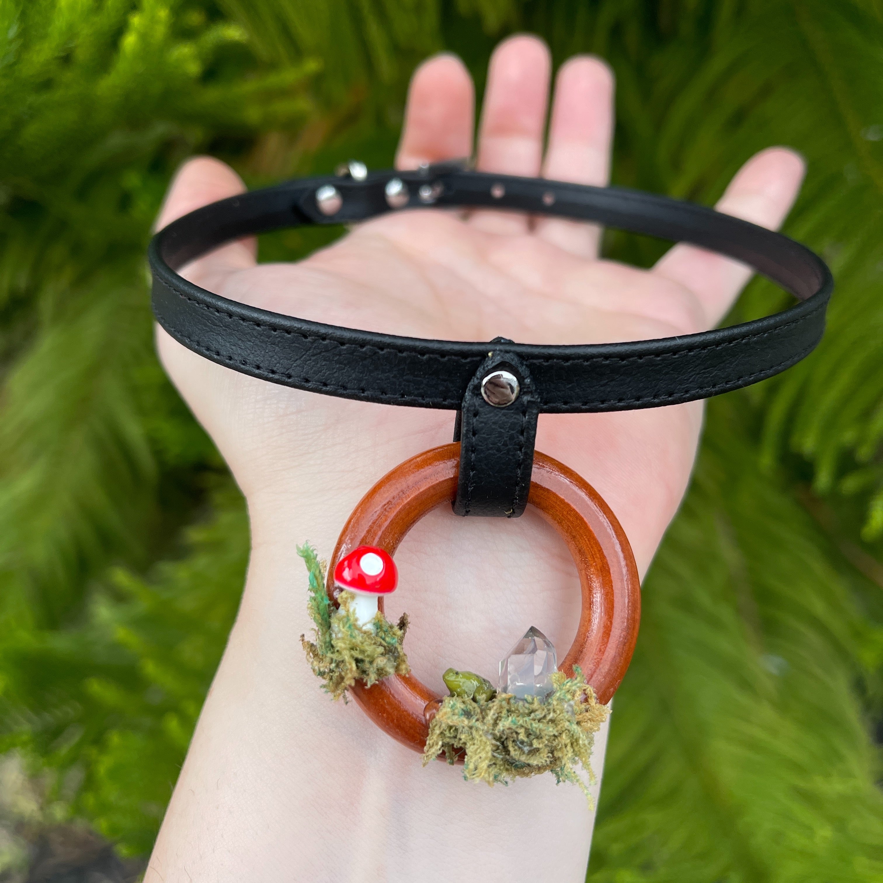 Cottagecore Crystal Collar - Made to Order – Restrained Grace